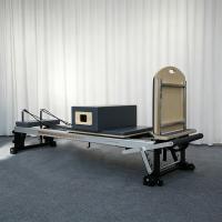 China Aluminum Alloy Pilates Reformer 2560x630x440mm Portable Home Studio Gym Equipment for sale
