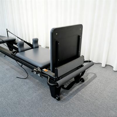 China Custom Logo Aluminum Pilates Reformer 2480x580x380mm for Home Gym Yoga Studio for sale