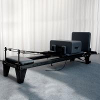 China Custom Eco Friendly Aluminum Pilates Reformer 2480x580x380mm Home Yoga Studio Set for sale