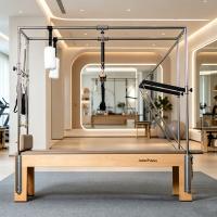 China Durable Adjustable Eco Friendly Maple Wood Cadillac Pilates Reformer Studio Custom Logo for sale