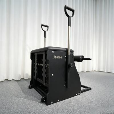 China Professional Pilates Wunda Chair 750mm with Handles Springs and Accessories for Studio Use for sale