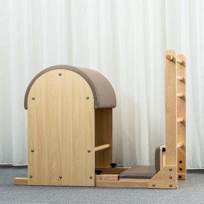 China Maple Wood Pilates Ladder Barrel 1200x610x980mm Durable Gym Equipment for Studios for sale