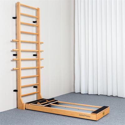 China Wholesale Beech Wood Core Align Pilates Dual Track Fitness Machine With Auxiliary Pull Straps For Commercial Yoga Training Centers for sale
