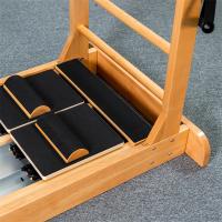 China Wooden Wall-Mounted Pilates Reformer Trainer Studio Wall Unit Core Fitness Two-Way Ladder with Track Bed 1830mm for sale