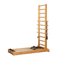 China Wooden Wall-Mounted Pilates Reformer Trainer Studio Wall Unit Core Fitness Two-Way Ladder with Track Bed 1830mm for sale
