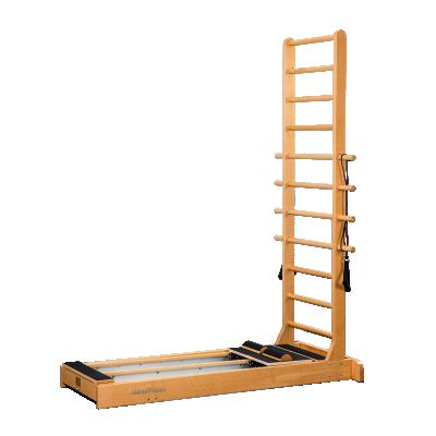China Wooden Wall-Mounted Pilates Reformer Trainer Studio Wall Unit Core Fitness Two-Way Ladder with Track Bed 1830mm for sale