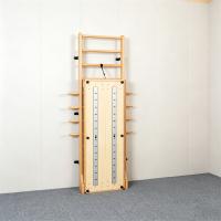 China Two-Way Sliding Ladder Pilates Equipment Durable Beech Wood Stand 1830x980x2130mm for Studio Use for sale