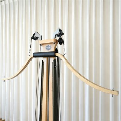China Jaalee Zen Soft Bow Master Wood Pilates Reformer 2150mm for Yoga Spine Correction for sale