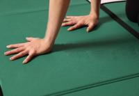 China Zen Soft Petal Mat Durable Wood Instruments And Tools For Yoga Spinal Correction for sale