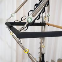 China Cold Rolled Steel Half Tower Reformer 2200x740x2030mm Aluminum Pilates Reformer for sale
