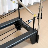 China Jaalee Aluminum Pilates Reformer with Half Trapeze 2200x740x2030mm for Gym Fitness for sale
