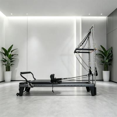 China Jaalee Aluminum Pilates Reformer with Half Trapeze 2200x740x2030mm for Gym Fitness for sale