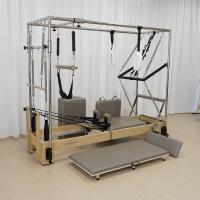 China Jaalee Wood Pilates Reformer Cadillac 2 in 1 High Rack Aerial Apparatus 3 Year Warranty for sale