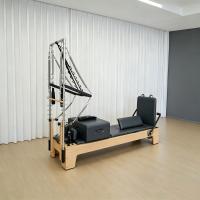 China Jaalee Multi-layer Solid Wood Pilates Reformer with Half Trapeze Tower 2540x680x2015mm Custom Logo for sale