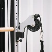 China Solid Wood Pilates Reformer with Spiral Half Trapeze Tower 304 Stainless Steel Custom Logo OEM for sale