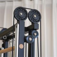 China Maple Wood Pilates Reformer with Spiral Half Trapeze Tower 3 Year Warranty Custom OEM for sale