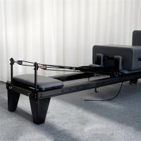 China Jaalee Commercial Aluminum Pilates Reformer 2480x580x380mm Black Infinite Footbar High Visibility for sale