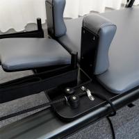 China Commercial Infinite Footbar Black Aluminum Pilates Reformer 2480x580x380mm for Yoga Studio for sale