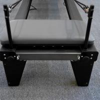 China Commercial Infinite Footbar Black Aluminum Pilates Reformer 2480x580x380mm for Yoga Studio for sale
