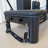 China Black Matte Aluminum Full Track Pilates Reformer with Full Accessories Professional Studio Core Bed for sale