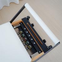China Foldable Wooden Pilates Reformer Easy Move Home Pilates Machine With Wheels For Small Space Training for sale