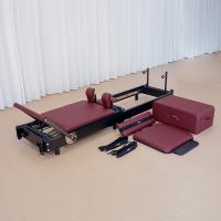 China Customized Foldable Maple Oak Wood Pilates Reformer Private Label Pilates Fitness Equipment For Distributors for sale