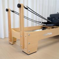 China Commercial Grade Heavy Duty Multi-Layer Solid Wood Pilates Reformer, Custom Seat Color, Complete Full Accessories for sale