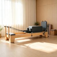 China High Quality Multi-Layer Solid Wood Pilates Core Bed Manufacturer, Customizable Cushion Color For Fitness Center Gym for sale
