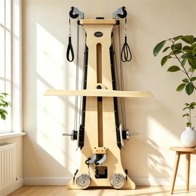China Latest Pilates Wood Adjustable Pulley Tower for Pilates Studio for sale
