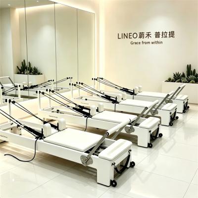 China Durable Wood Reformer Pilates Equipment Crafted From Beech Wood Perfect For Commercial Use Gym And Professional Pilates Studios for sale