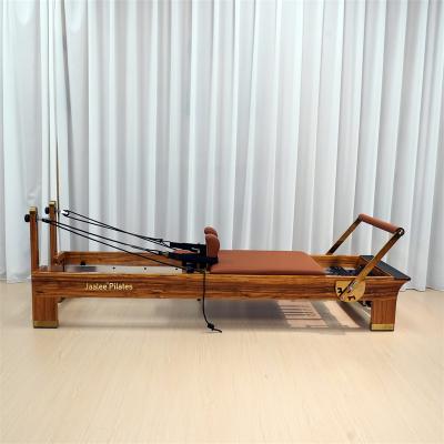China Professional Wooden Pilates Reformer Machine with Tower System and Resistance Springs for sale
