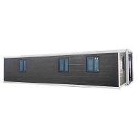 China 40ft Expandable Container Home with 72m2 Floor Area, 32A Leakage Protector, and Fully Galvanized Steel Frame for sale
