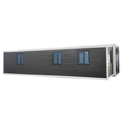 China 40ft Expandable Container Home with 72m2 Floor Area, 32A Leakage Protector, and Fully Galvanized Steel Frame for sale