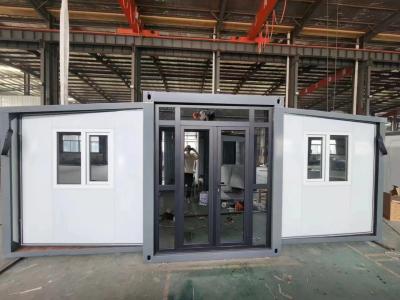 China 40ft Expandable Container Home with Galvanized Steel Framework, T65mm EPS Color Steel Plate Wallboard, and Ready-to-Use Plumbing for sale