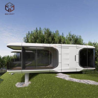 China Portable Space Capsule House 3460mm Wide Galvanized Steel Frame for sale