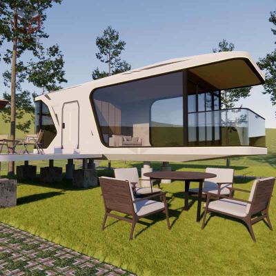 China Portable Space Capsule House 8 Tons with Aluminum Window for sale