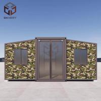 China Modern Fold Out House Expandable Shipping Container Homes Green Blue Red White for sale