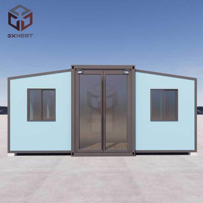 China Retractable Foldable 20ft Container Tiny Portable Folding Houses for sale