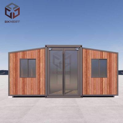 China Foldable Modular Collapsible Container Homes Fireproof Mobile Living Space for sale
