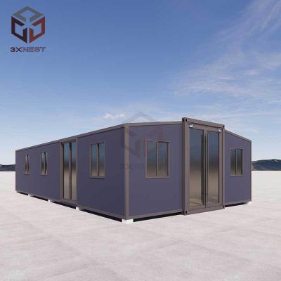 China Compact 40ft Expandable Container Home Extendable House Storage Space for sale