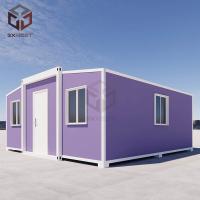 China Customized Folding Expandable Container House with Terrace for sale