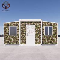 China Fireproof Expandable Container House with T65mm EPS Color Steel Plate for sale