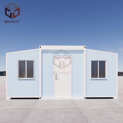 China Custom Commercial Foldable 20ft Container Fold Out Modular Homes for sale
