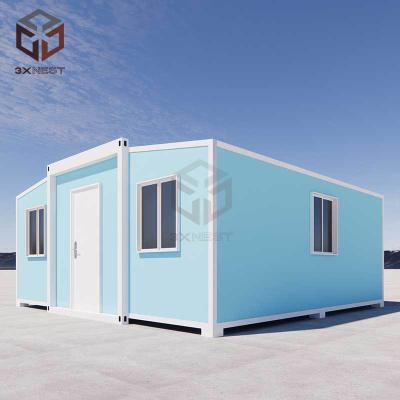 China Foldable Expandable Container House With 2200mm Fold Size And 18mm Floor Thickness for sale