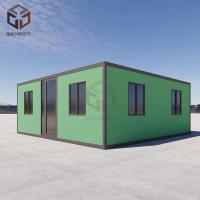 China Galvanized Steel Flat Pack Folding House 20ft Expandable Container Home for sale