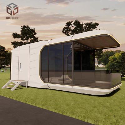 China Compact Modular Space Capsule Prefabricated Pod Container Homes for sale