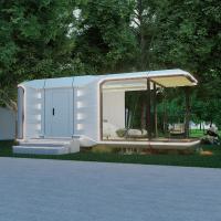 China Environmentally Friendly Capsule Container House Prefab Outdoor Office Pod for sale