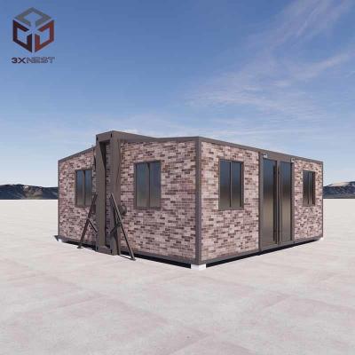 China 700mm Modern Prefab Folding House with Steel Structure for sale