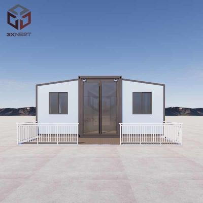 China Customized Design Broken Bridge Aluminum Double Doors Steel Structure Prefabricated Houses for sale