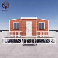 China Broken Bridge Aluminum Double Doors Expandable Double Wing Container House for sale